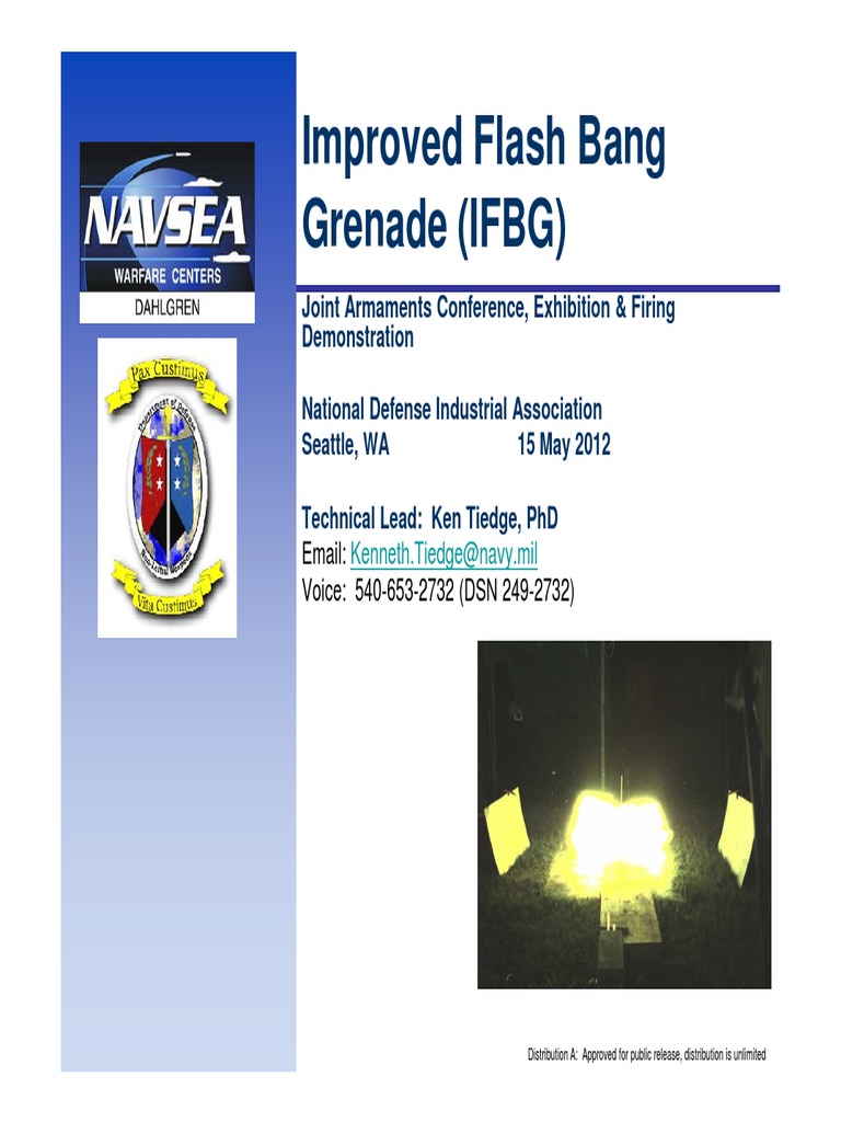 Improved Non-Lethal Flashbang Design | PDF | Fuze
