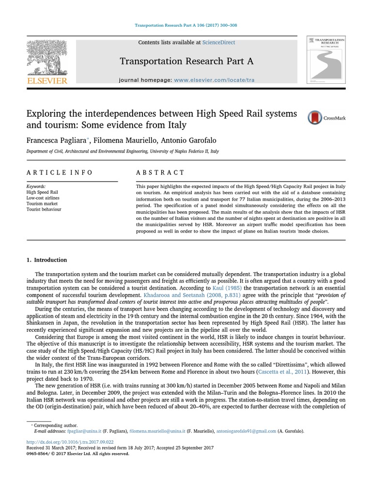 Transportation Research Part A: Articleinfo | Download Free PDF ...