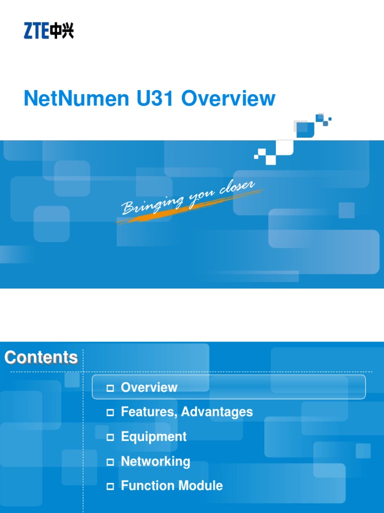 06 NetNumen U31 System Description | PDF | Backup | Computer Network