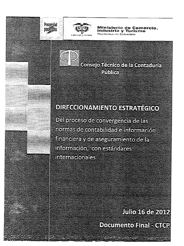 Direccionamiento Estrategico Del CTCP PDF | PDF
