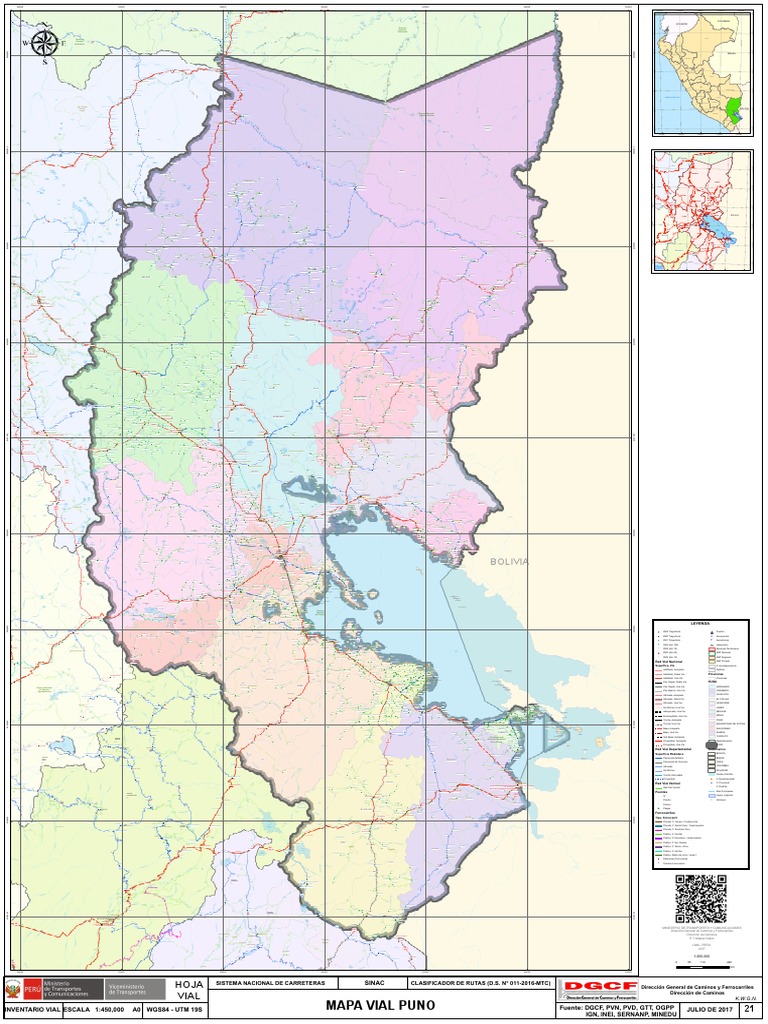 Mapa Vial Puno | PDF