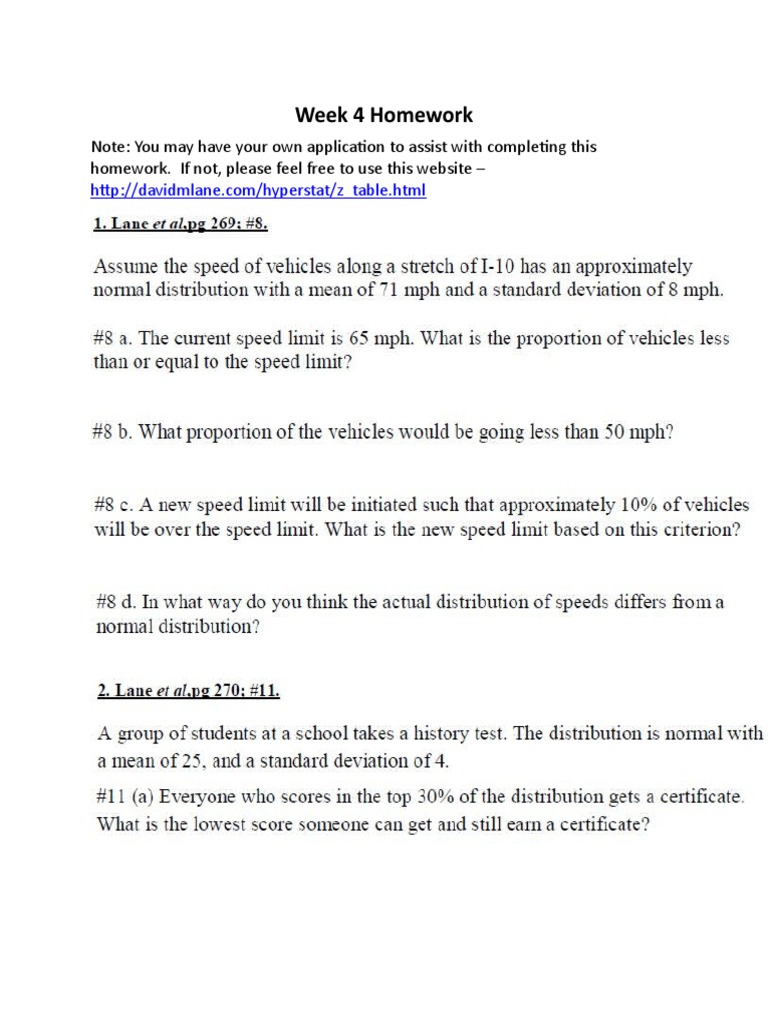 Stat 200 Week 4 Homework | PDF