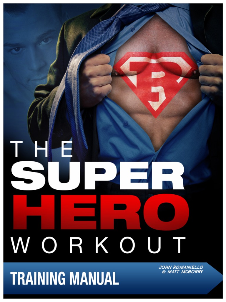 Super Hero Workout Training Manual Complete PDF | PDF | Physical ...