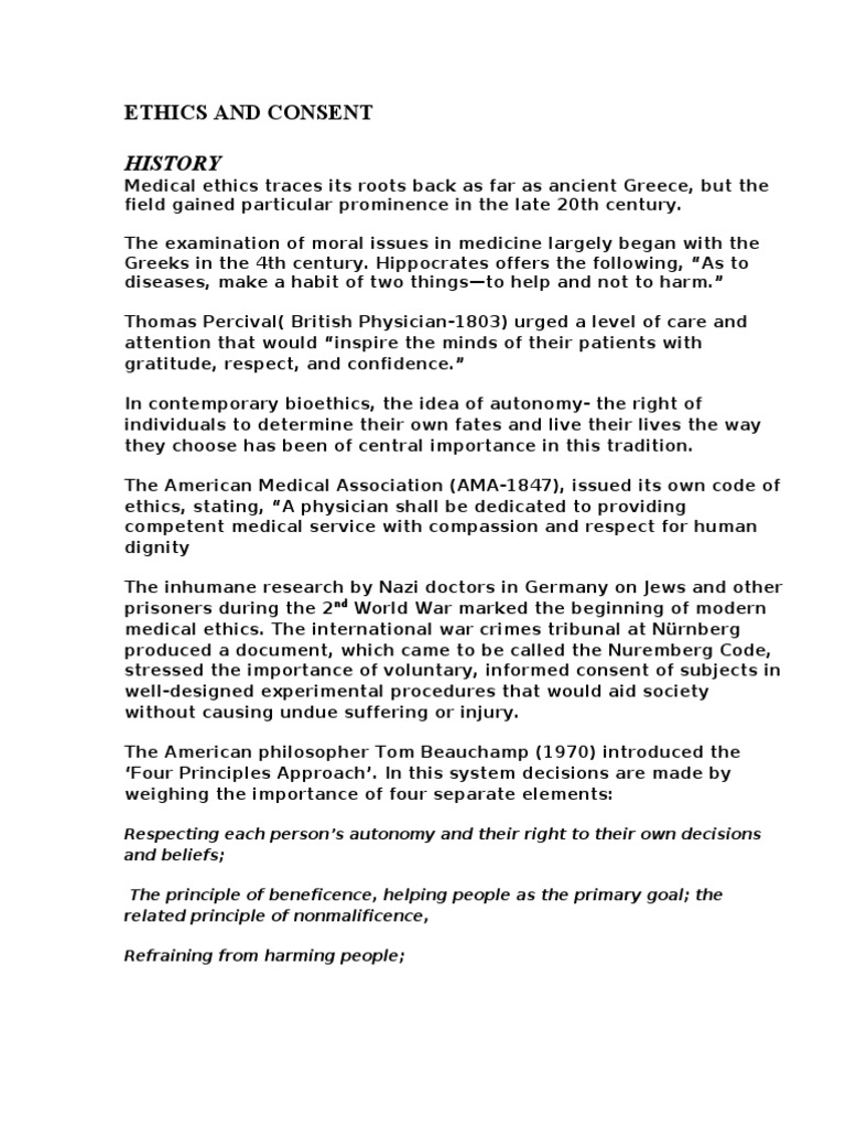 Ethics and Informed Consent Lecture | Medical Ethics | Consent