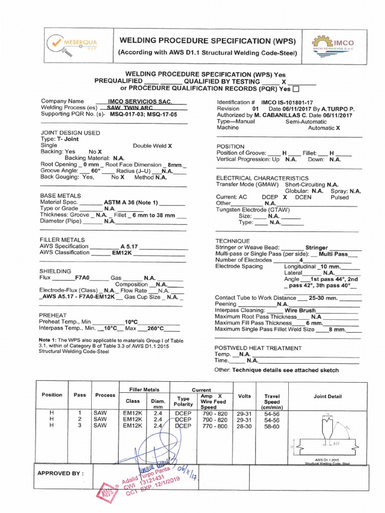 Destructive Test Report for Welding Samples | PDF | Procedural ...
