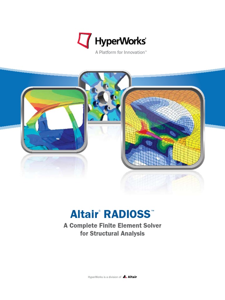 Altair RADIOSS | Download Free PDF | Simulation | Finite Element Method