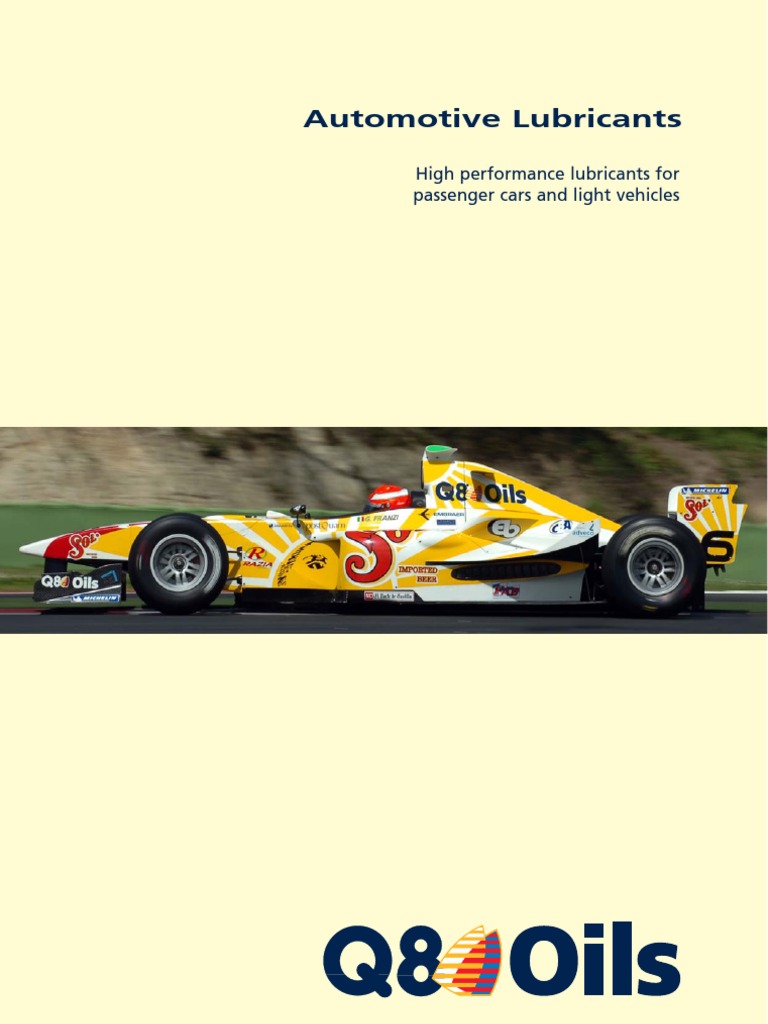 Q8 High Performance Engine Oils | PDF | Motor Oil | Diesel Engine