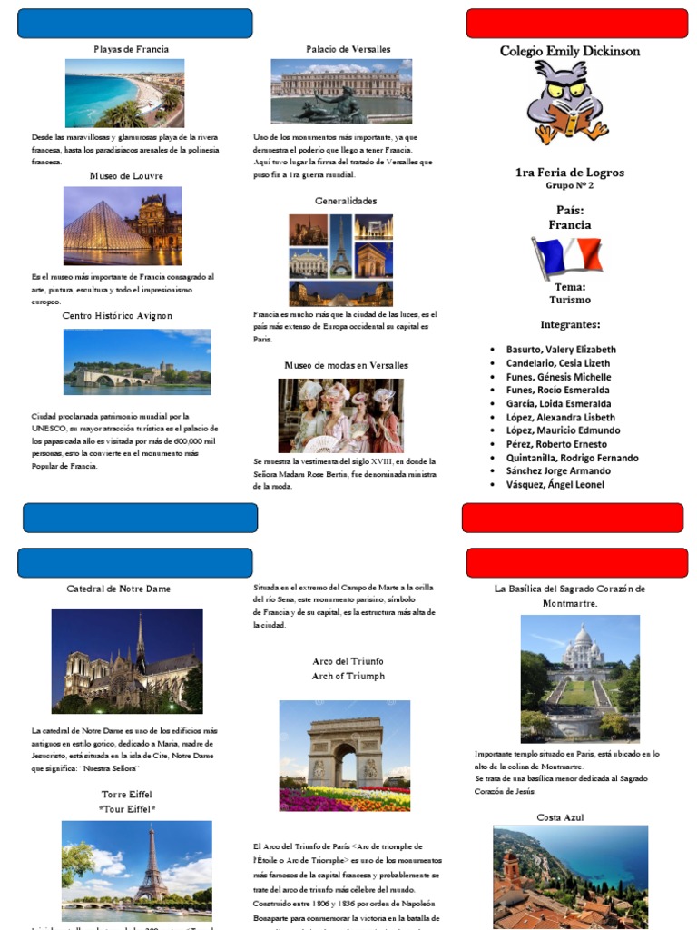 Brochure de Francia | Paris