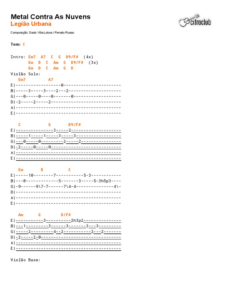 Metal Contra As Nuvens | PDF | Punk Rock Musicians | Contemporary Music