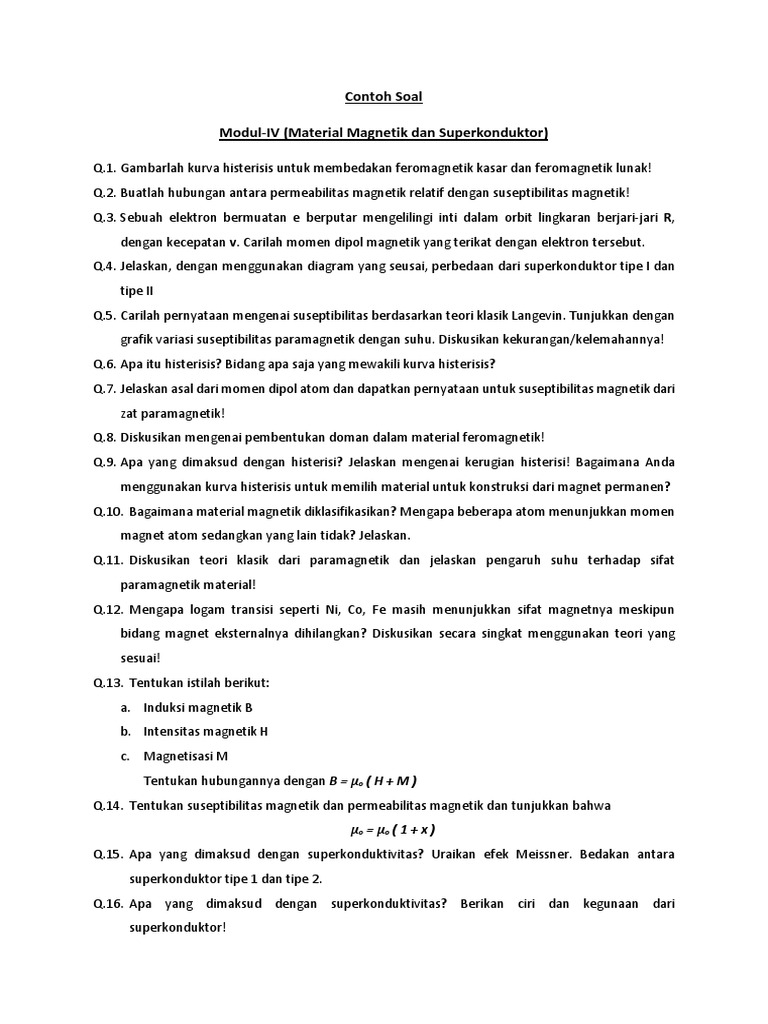 Contoh Soal Pak Muhaimin | PDF