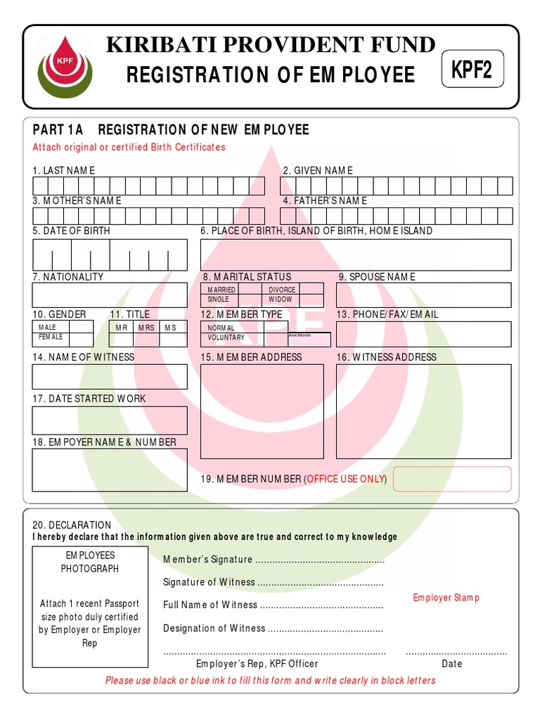 Employees Reg-FormFinal New | PDF | Government And Personhood | Social ...