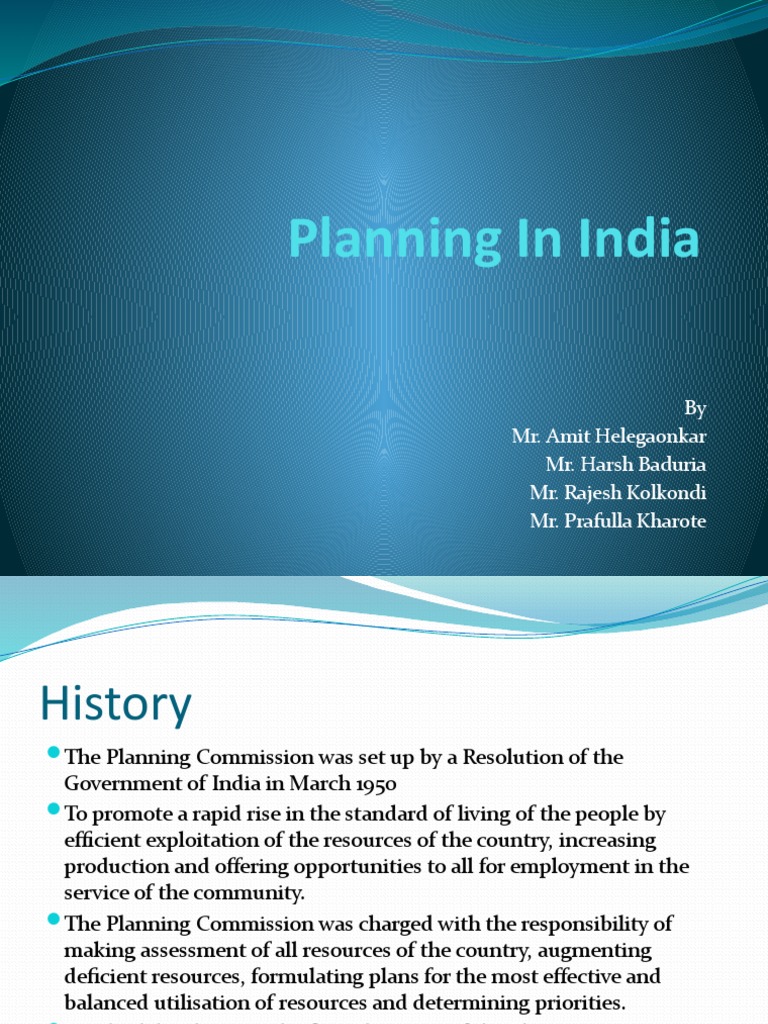 Overview of Planning in India | PDF | Economic Growth | Poverty