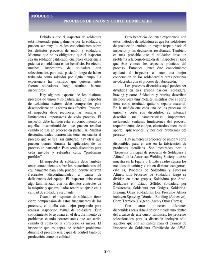 Procesos de Union y Corte Metales | PDF | Soldadura | Construcción