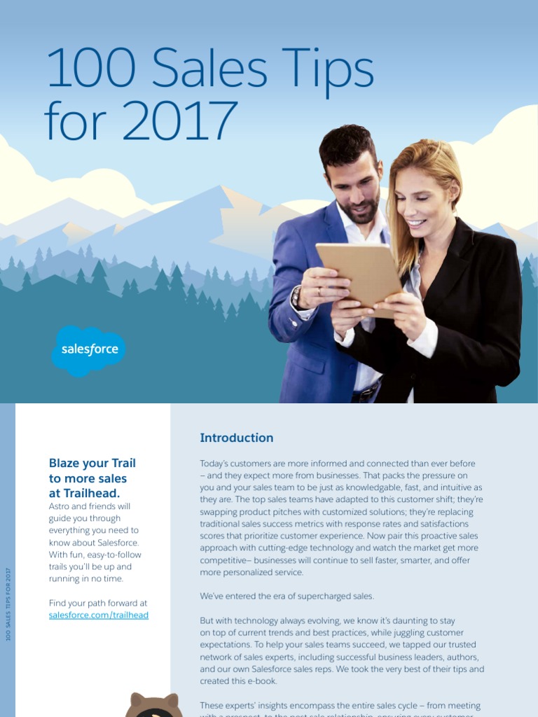 100 Sales Tips For 2017 | PDF | Sales | Customer Relationship Management
