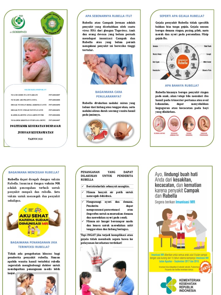 Leaflet Rubella | PDF
