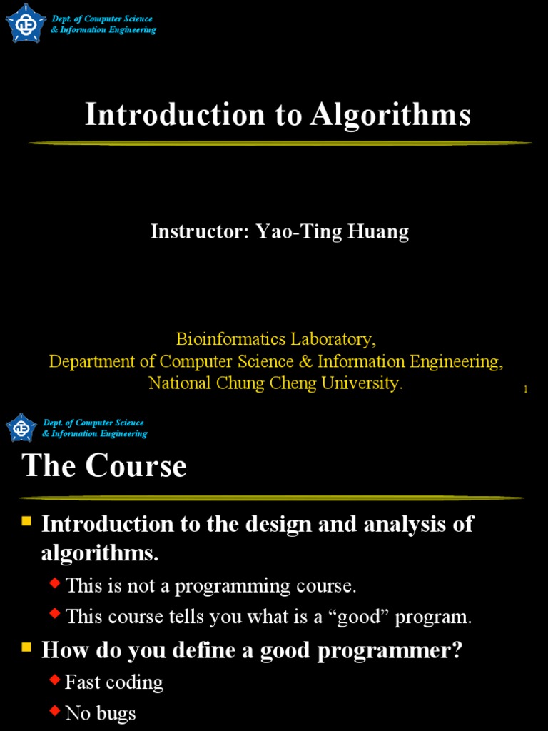 Introduction To Algorithms | PDF | Computer Program | Programming