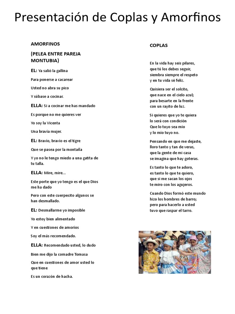 Amorfinos y Coplas | PDF