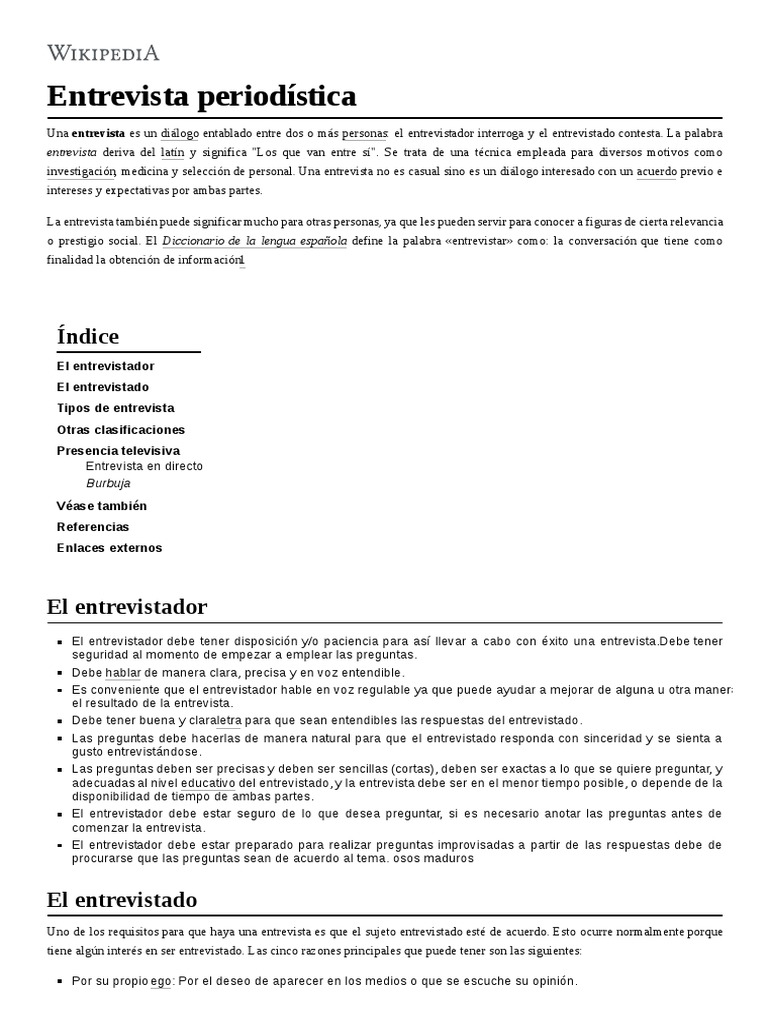 Entrevista_periodística | Entrevista | Ciencia | Prueba gratuita de 30 ...