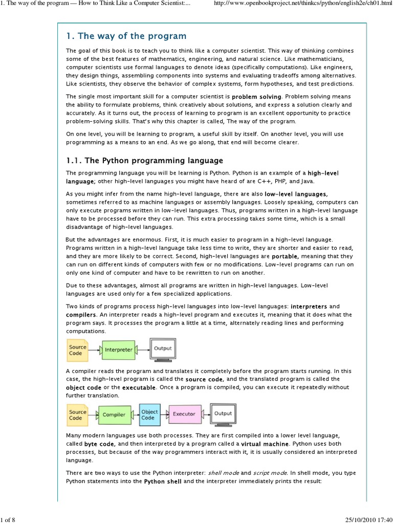 The Way of The Program - .. | PDF | Computer Program | Programming