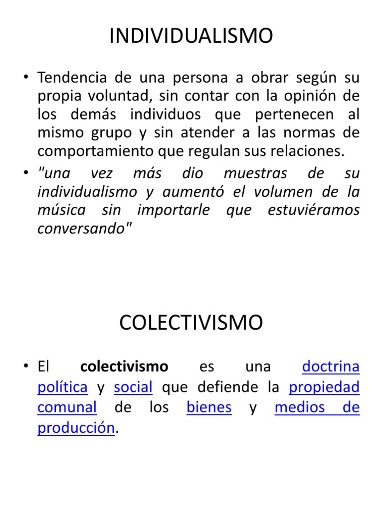 Colectivismo