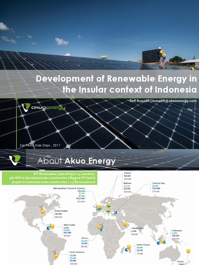 5 - Refi Kunaefi - Akuo Energy Presentation - Seminar PGD UI 16032017 ...