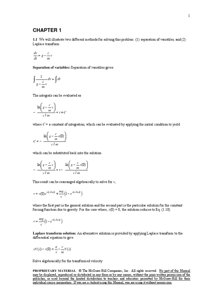 Solution Manual For Numerical Methods For Engineers 7th Edition by ...