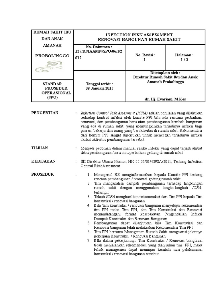 SPO Icra Renovasi | PDF