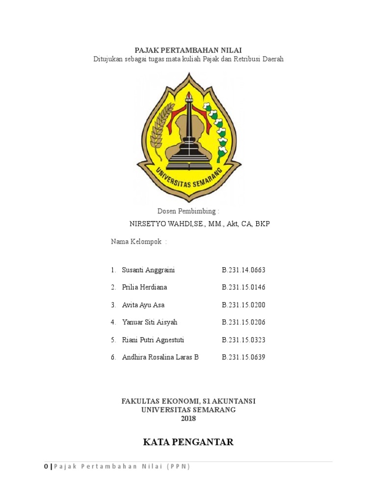 Makalah PPN untuk Mahasiswa Akuntansi | PDF