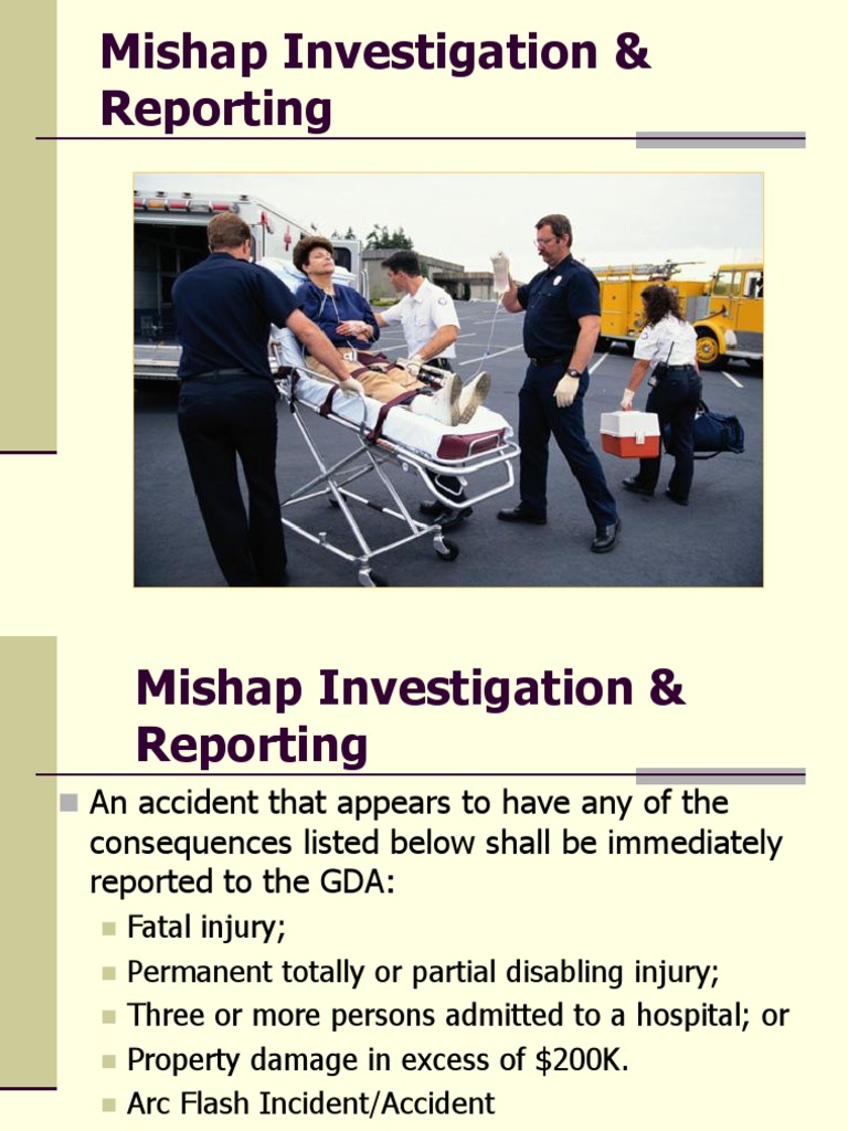 Mishap Investigation and Reporting Guide | PDF | Causality | Traffic ...
