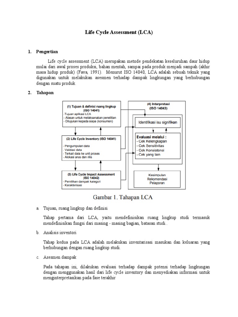 Life Cycle Assessment | PDF | Life Cycle Assessment | Environmental ...