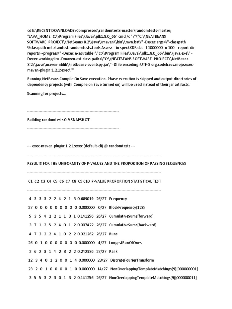 Report On KDF TEsting | Download Free PDF | Net Beans | Applications ...