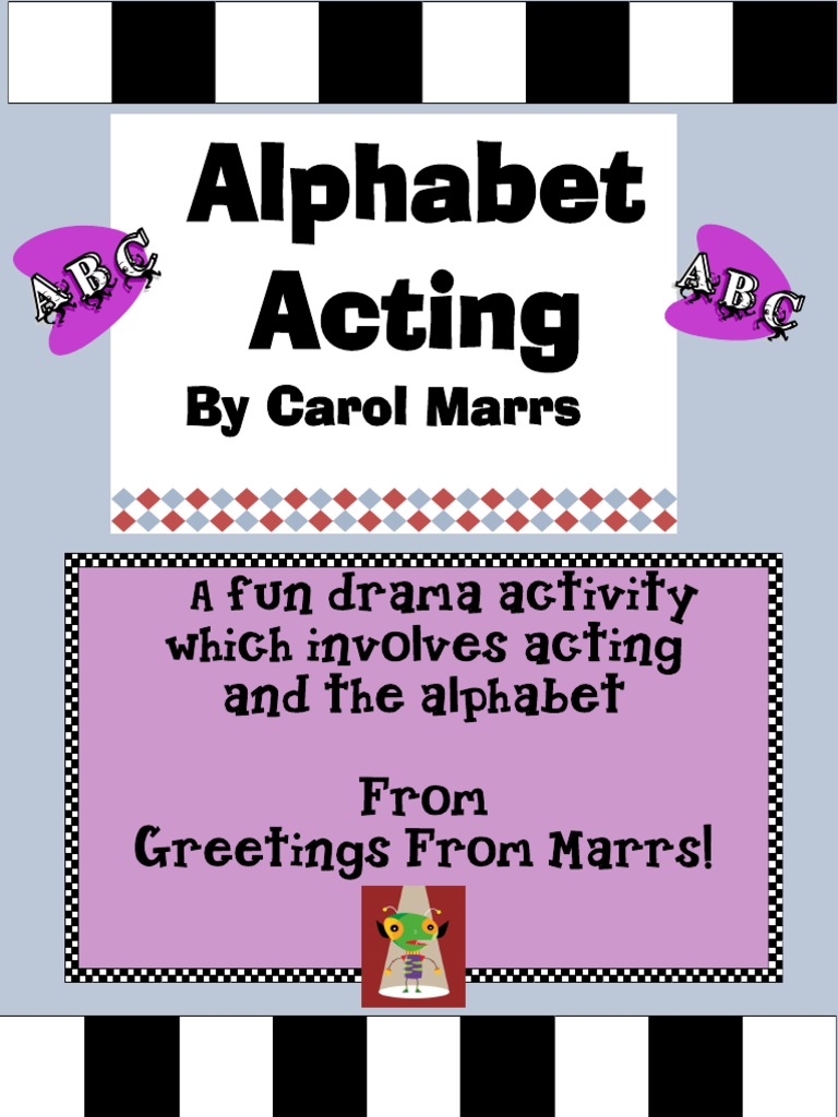 Drama Game Alphabet Acting | PDF