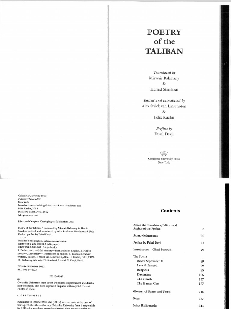 Poetry of The Taliban | PDF