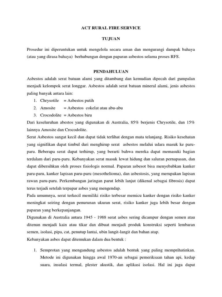 Act Rural Fire Service | PDF