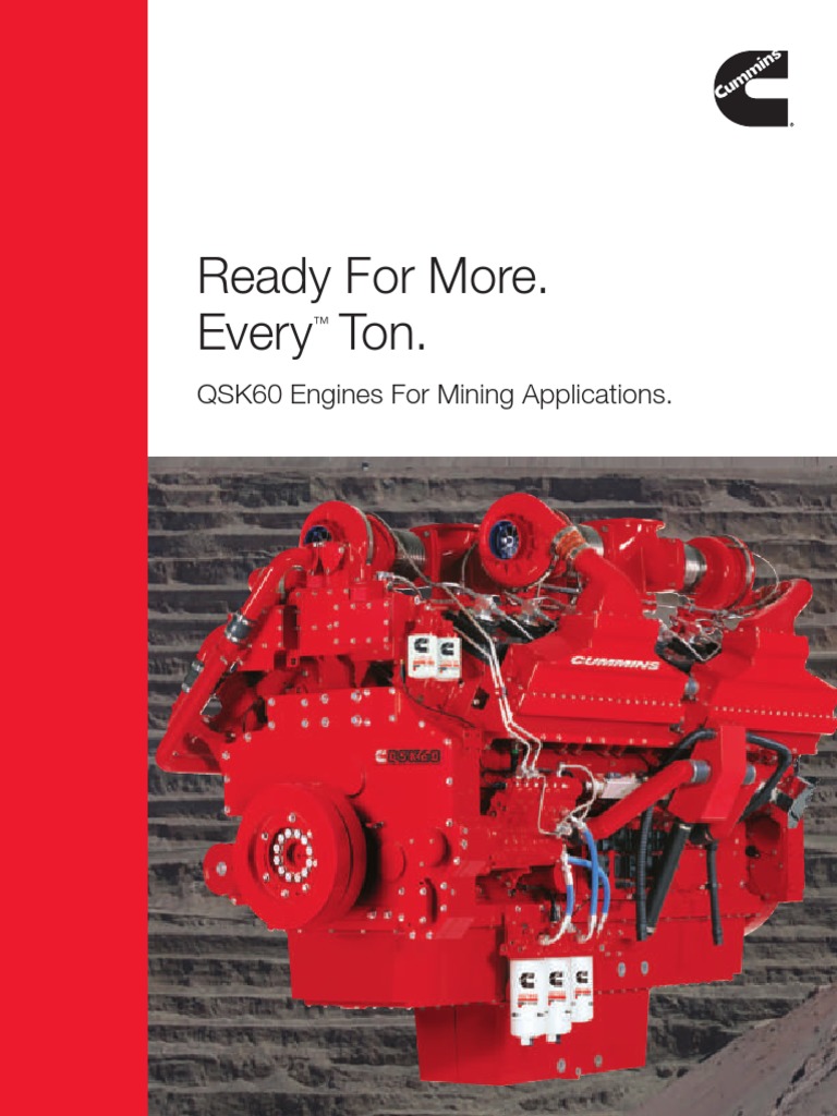Ready For More. Every Ton.: QSK60 Engines For Mining Applications | PDF ...