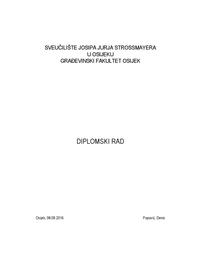 Spregnuti Most - Popovic Denis | PDF