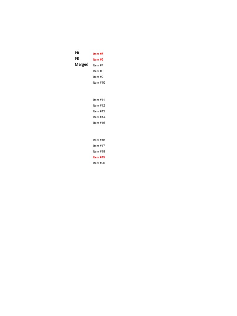 PR PR Merged: Item #5 Item #6 | PDF | Finance & Money Management