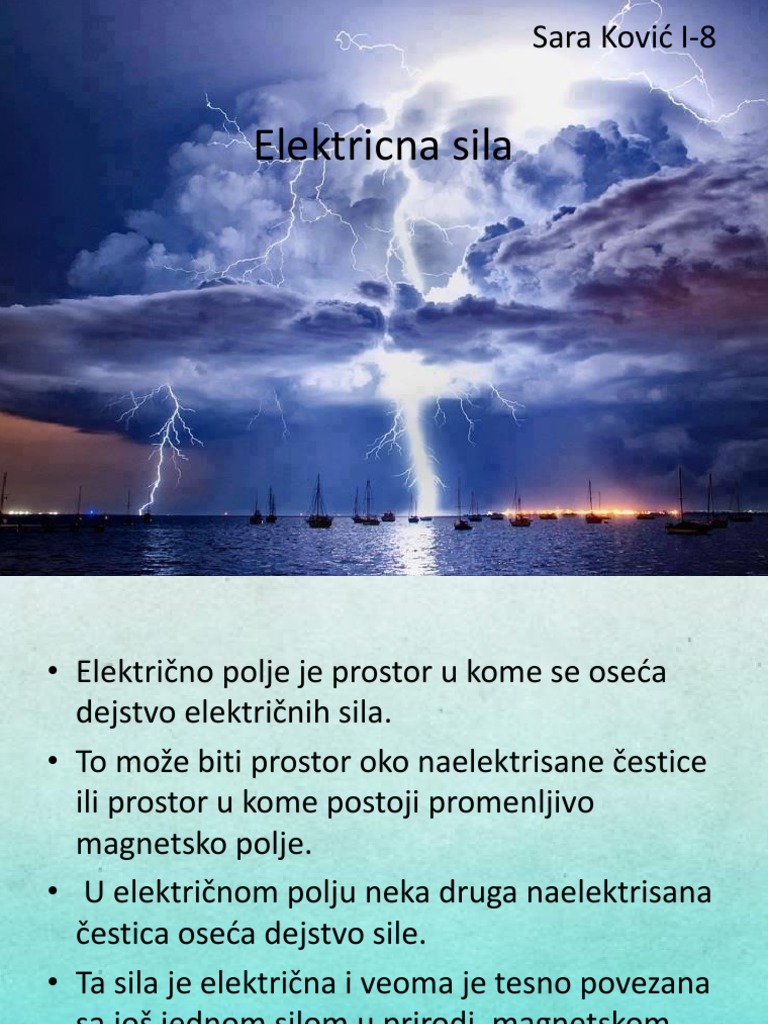 Elektricna Sila | PDF
