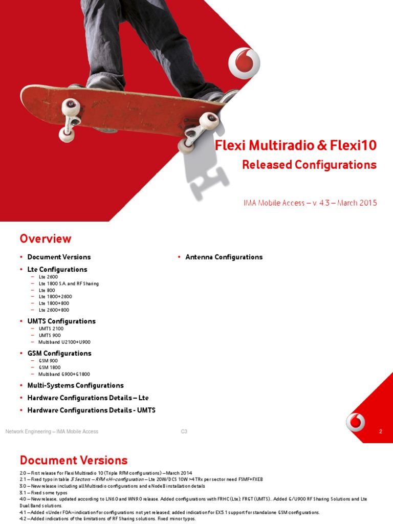 Flexi Released Configurations v4.3 | PDF | 4 G | Lte (Telecommunication)