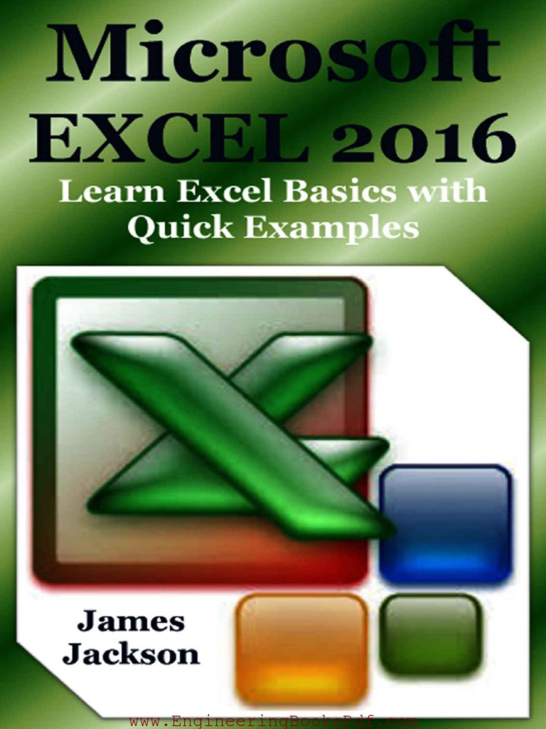 Microsoft EXCEL 2016 Learn Excel Basics With Quick Examples PDF ...