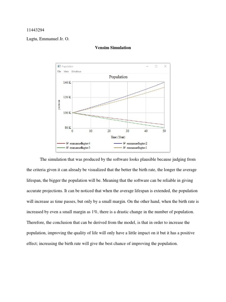 System Dynamics Vensim Analysis PDF | PDF | Simulation | Scientific Modeling