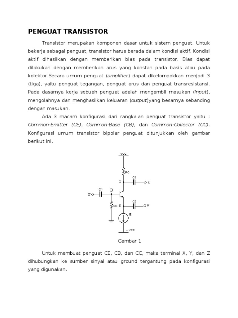 Penguat Transistor | PDF