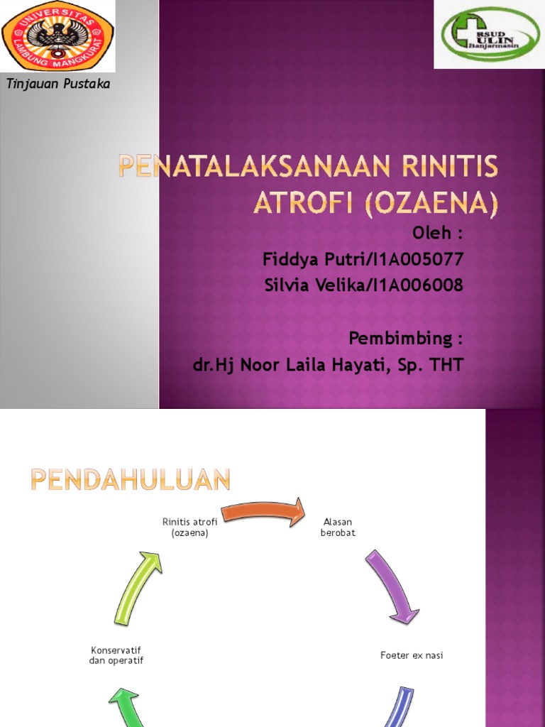 Penatalaksanaan Rhinitis Atrofi Ozaena | PDF