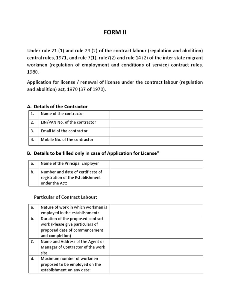 Form Ii | PDF