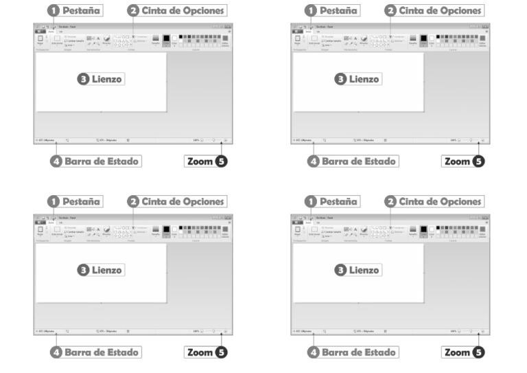 Pantalla de Paint y Sus Partes | PDF