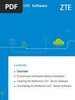 NetNumen U31 Unified Element Management System Software Installation Guide | PDF | Operating ...