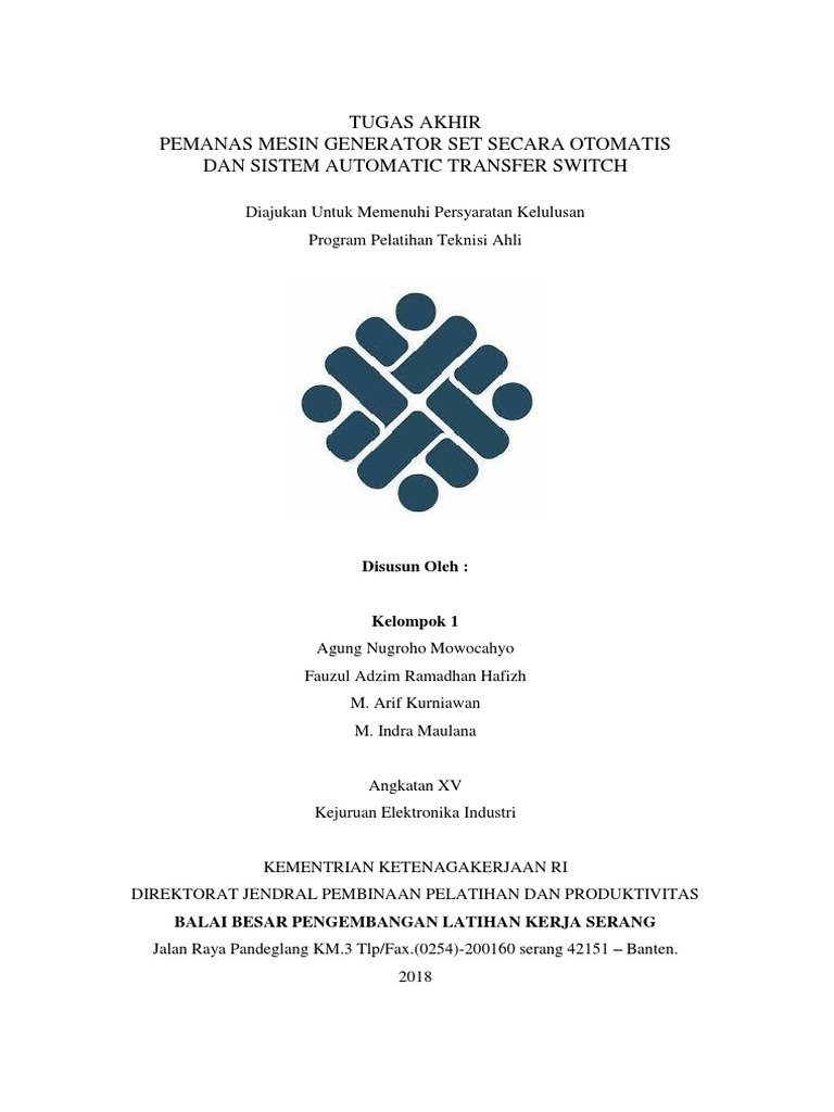 Pemanas Mesin Genset Dengan Sistem ATS Arduino | PDF