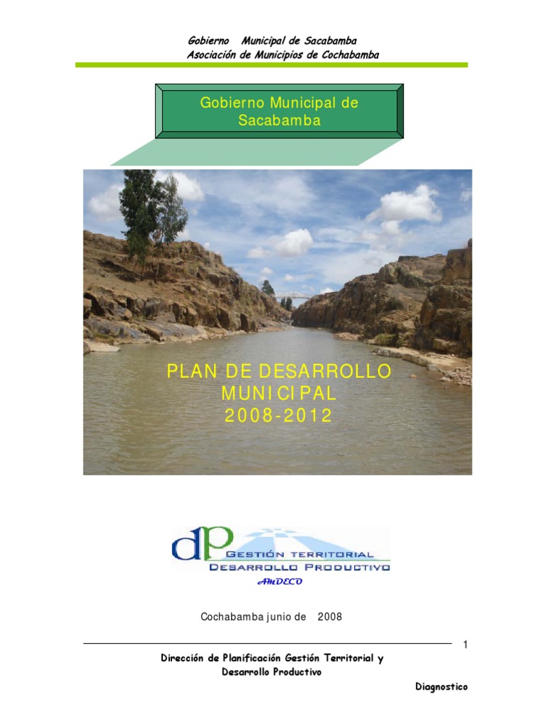 Plan Desarrollo Sacabamba 2008-2012 | PDF | Población mundial ...
