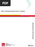 Test de Aptitudes Mentales Primarias (Pma) | PDF | Cognición | Sicología