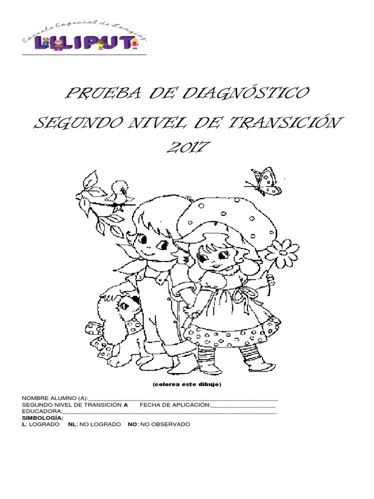 Prueba de Diagnóstico Kinder | Imagen | Comunicación